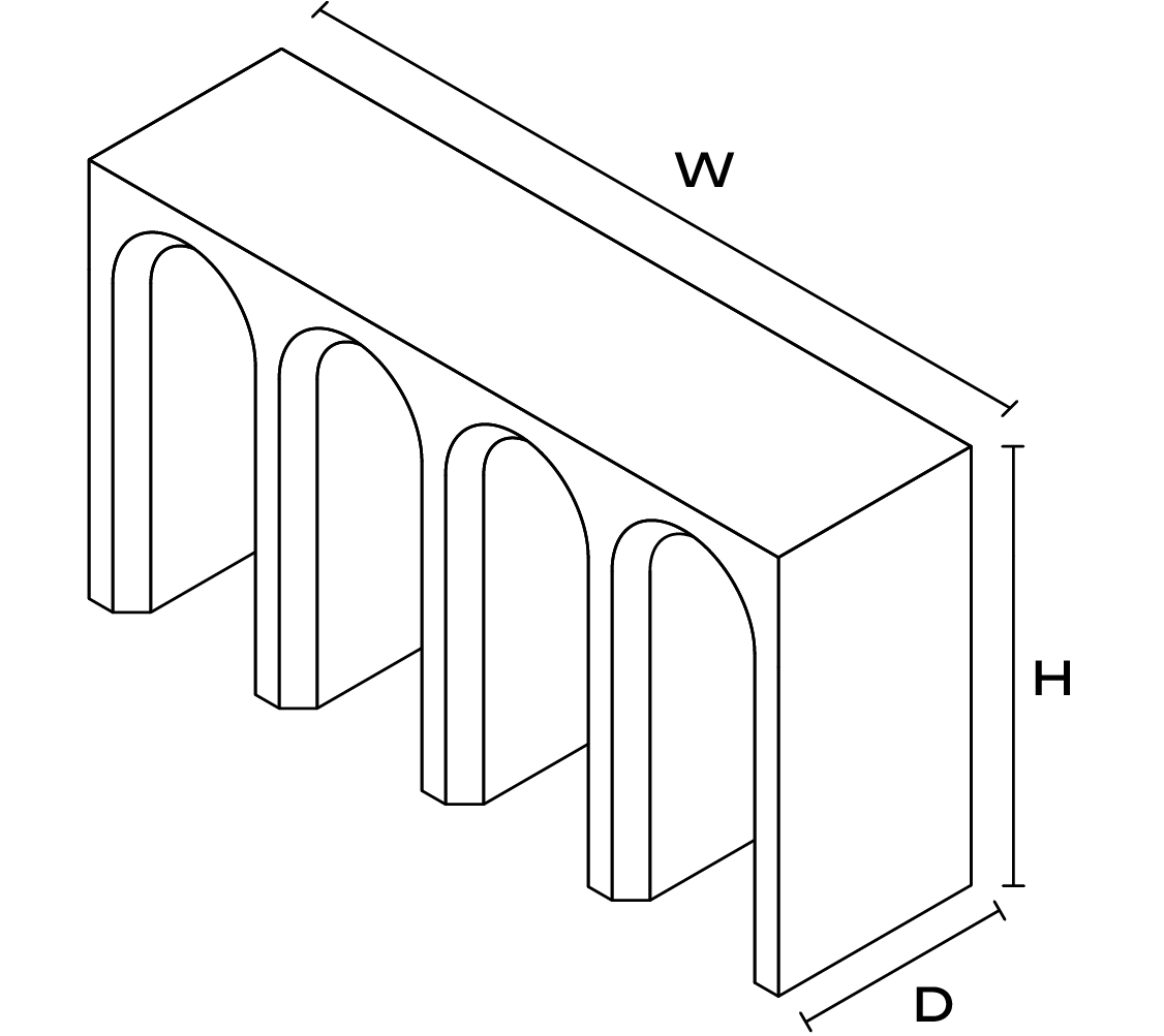 Empat Arched Console Table – Rumma